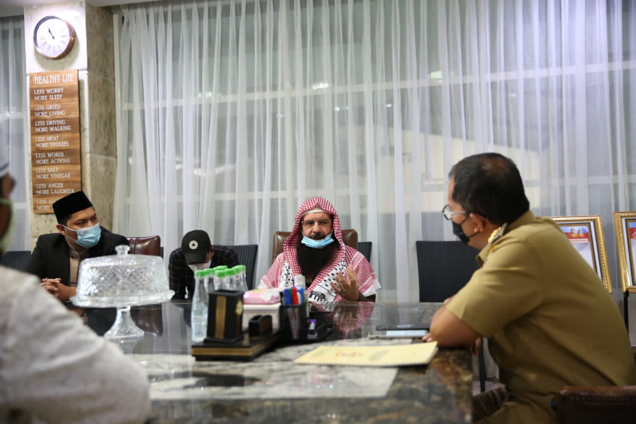 Ramadan, Danny Pomanto dan Syaikh Muraweh Mousa Bahas dan Dukung Perjuangan Palestina