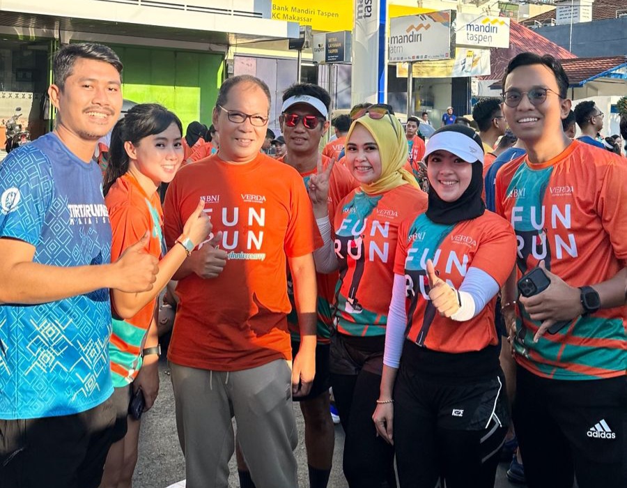 Riri Fitriany Pelari Cantik Asal Makassar Ikut Ramaikan Verda Fun Run