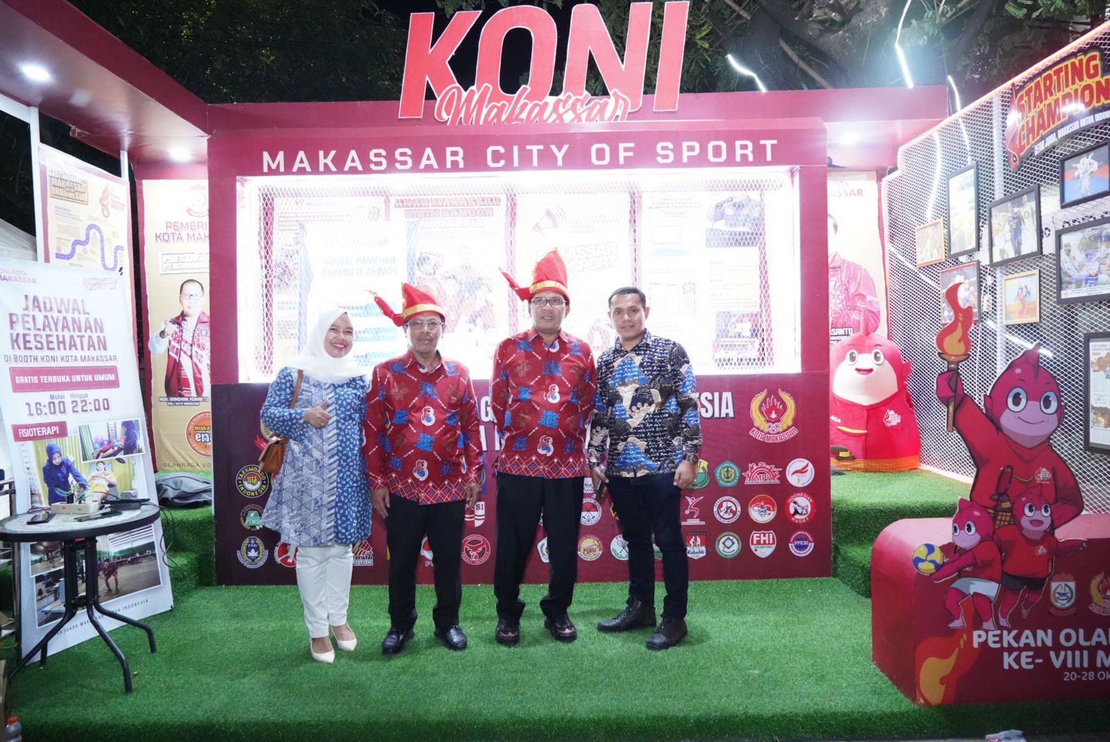Buruan Datang! Booth Koni Makassar di Event F8 Buka Pameran Cabor