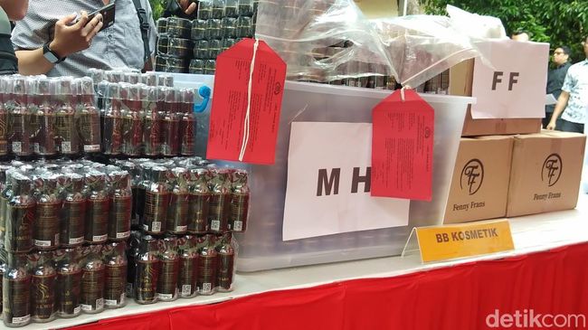 Polda Sita 6 Produk Skincare Berbahaya di Sulsel, Milik Fenny Frans ...