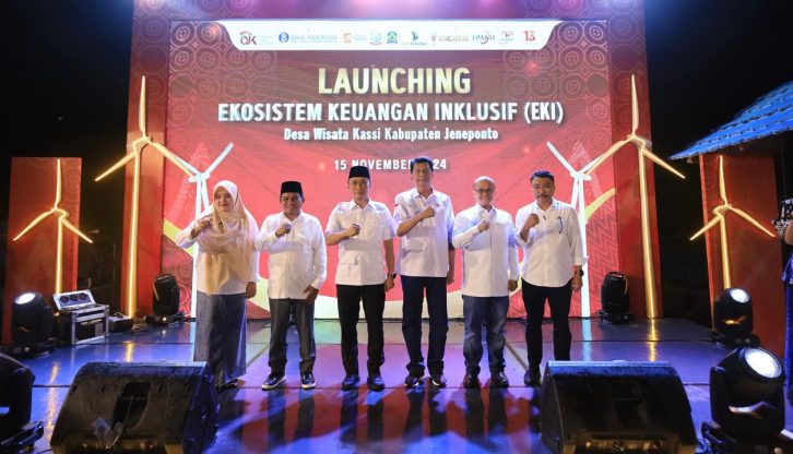 OJK dan Bank Sulselbar-TPAKD Jeneponto Luncurkan Ekosistem Keuangan Inklusif di Desa Wisata Kassi