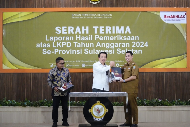 Pemkab Pangkep Raih WTP ke-14 Kali Atas LHP LKPD TA 2024